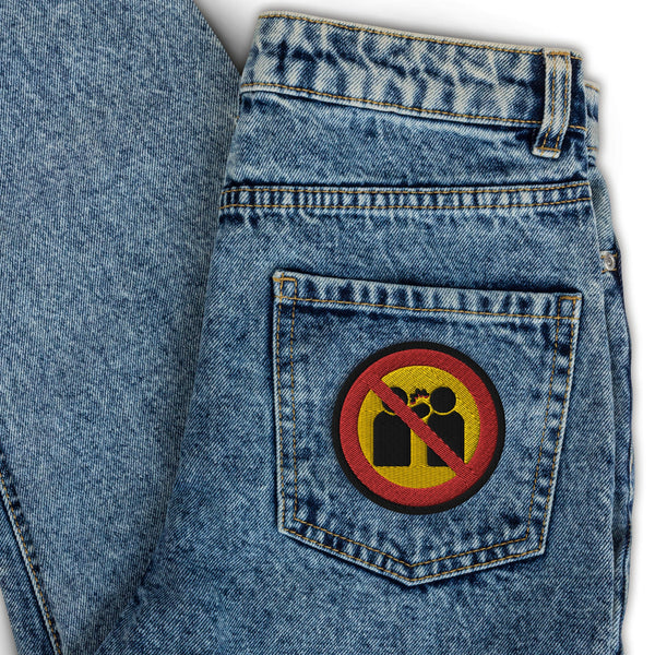 Slap Free Zone Embroidered patches